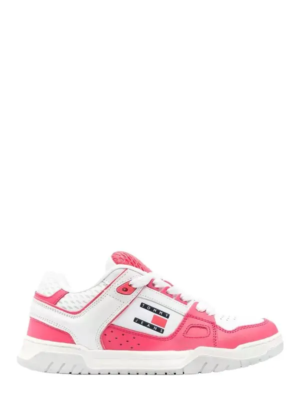 Tommy Hilfiger Two-tone Panelled Sneakers - Pink