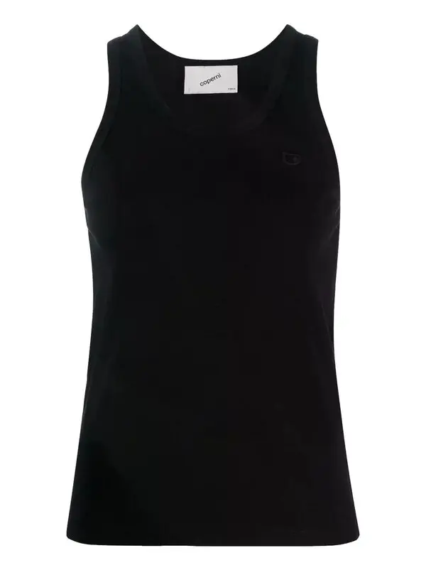 Coperni U-neck Tank Top - Black