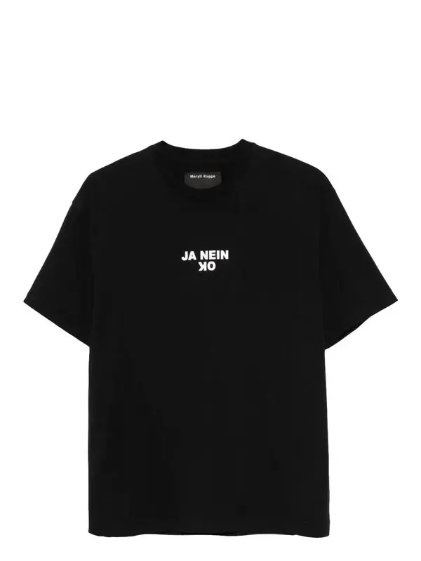 MERYLL ROGGE Logo-print T-shirt - Black