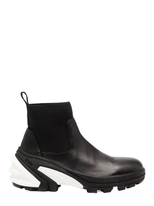 1017 Alyx 9sm Panelled Chunky-sole Ankle Boots - Black