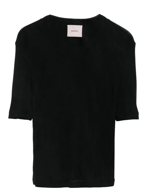 HALFBOY Baby T-shirt - Black