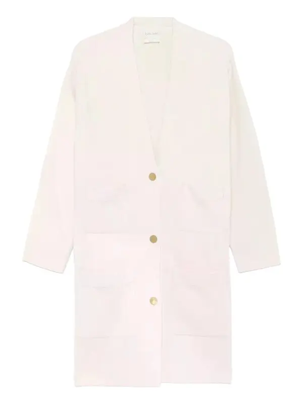 FORTE_FORTE Midi Cardigan Coat - Neutrals