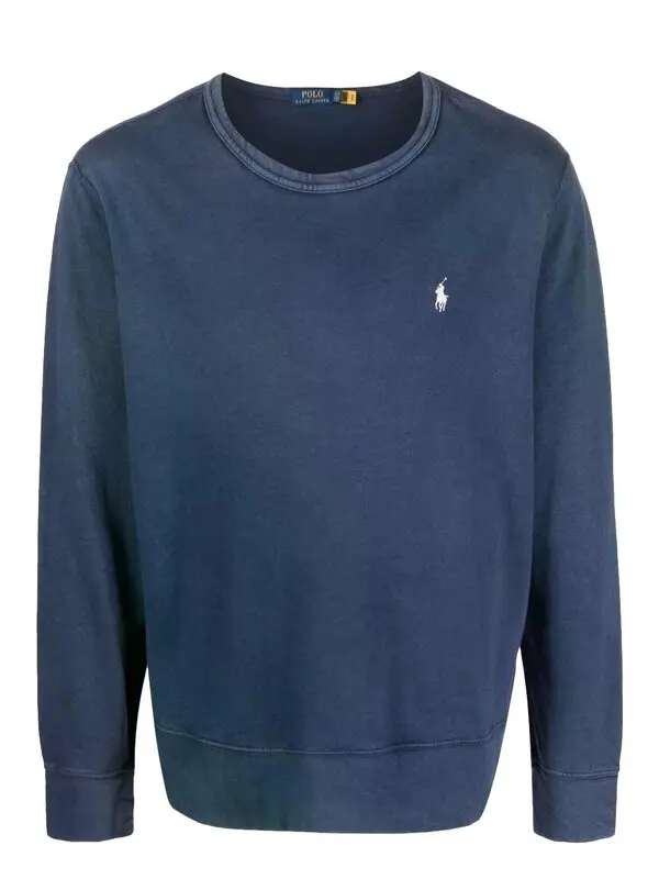 Polo Ralph Lauren Polo Pony Motif Jumper - Blue