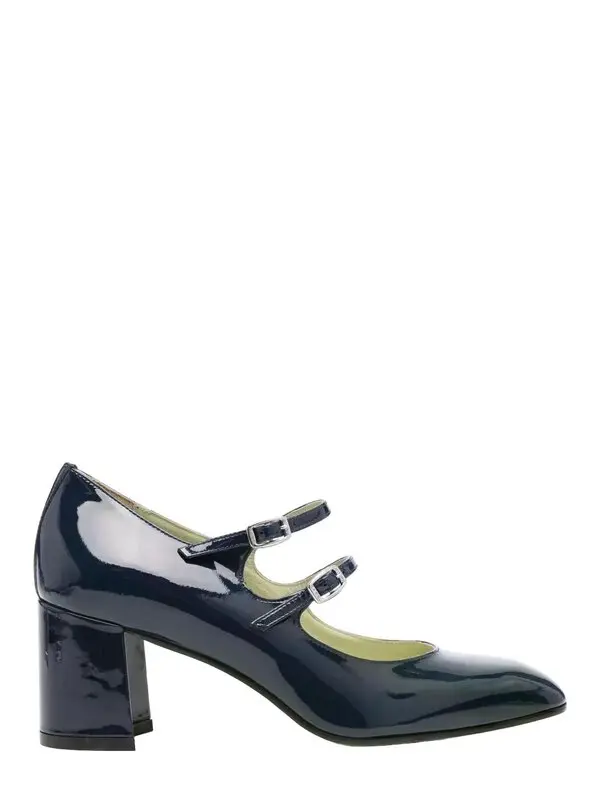 CAREL 65mm Alice Leather Pumps - Blue