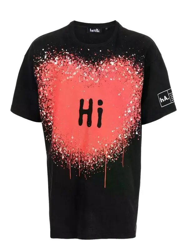 HACULLA. Hi. Bye. T-shirt - Black