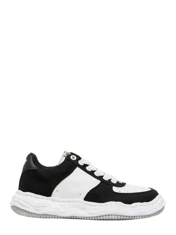 Mihara Yasuhiro Wayne Og Sole Canvas Sneakers - Black