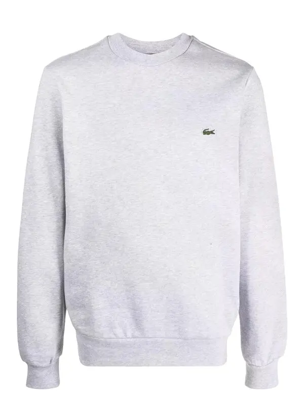 Lacoste Crew Neck Fleece Jumper - Grey
