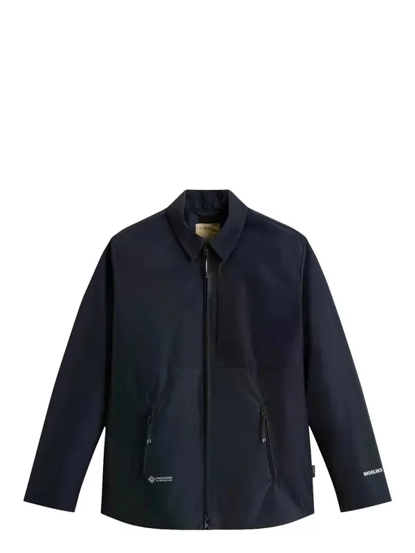 Woolrich Zip-up Shirt Jacket - Blue