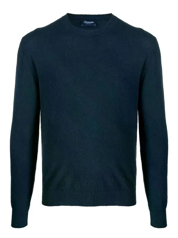 DRUMOHR Long-sleeve Knitted Jumper - Blue