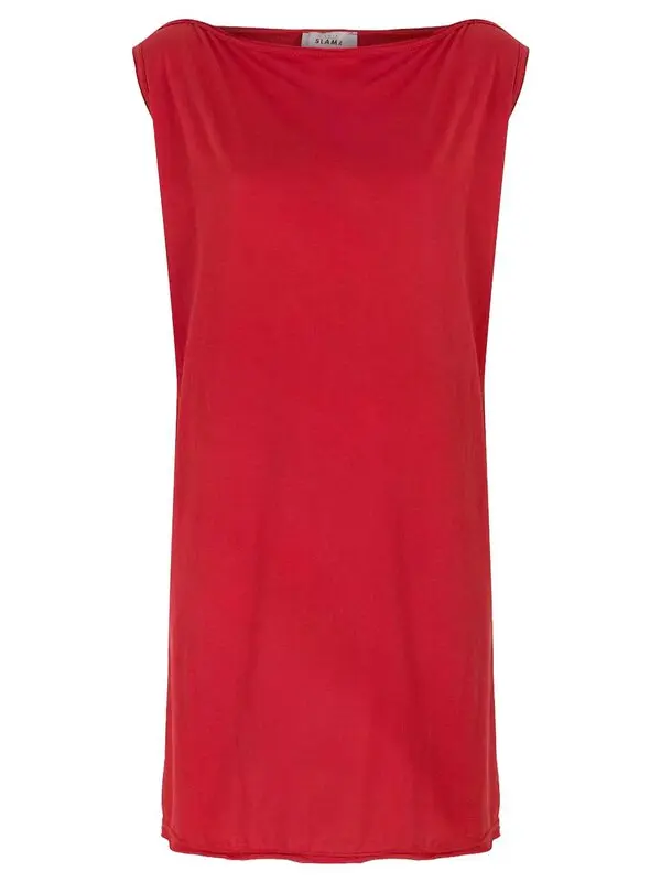 AMIR SLAMA Sleeveless Dress - Red