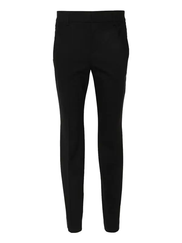 Brunello Cucinelli Slim-cut Cigarette Trousers - Black