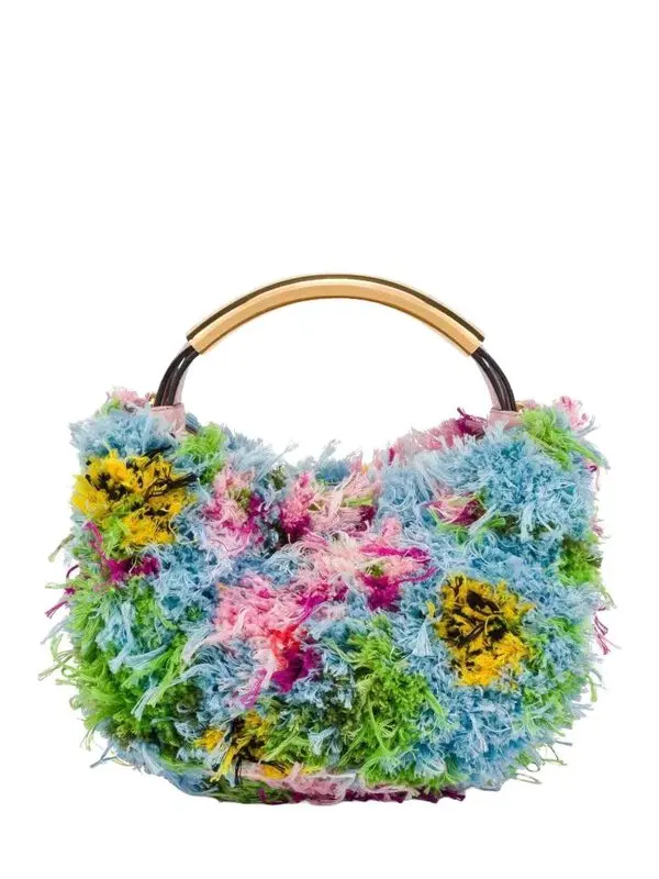 Moschino Floral-motif Shoulder Bag - Blue