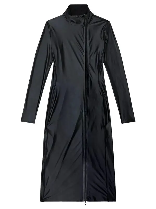DIESEL® D-silver Midi Dress - Black