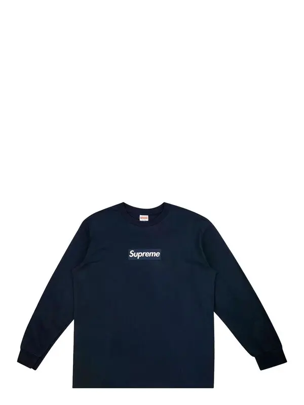 Supreme Box Logo Long-sleeve T-shirt - Blue