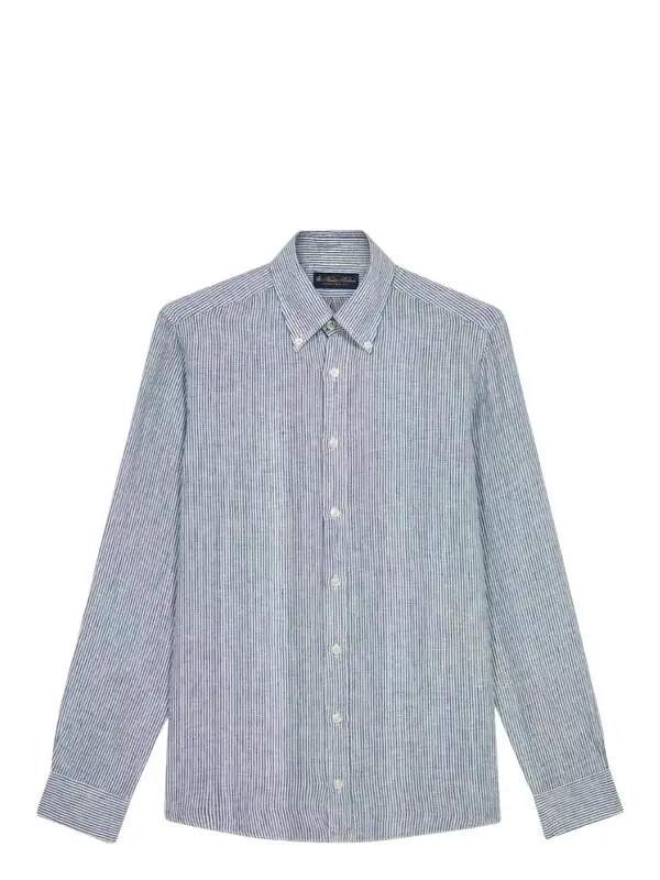 Brooks Brothers Striped Shirt - Blue