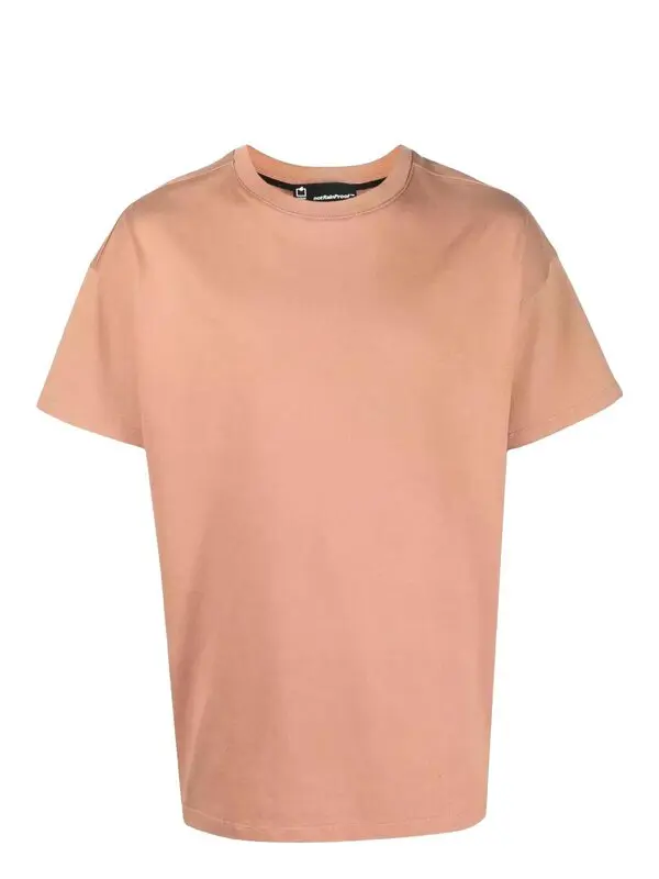 STYLAND X Notrainproof Crew-neck Organic Cotton T-shirt - Neutrals