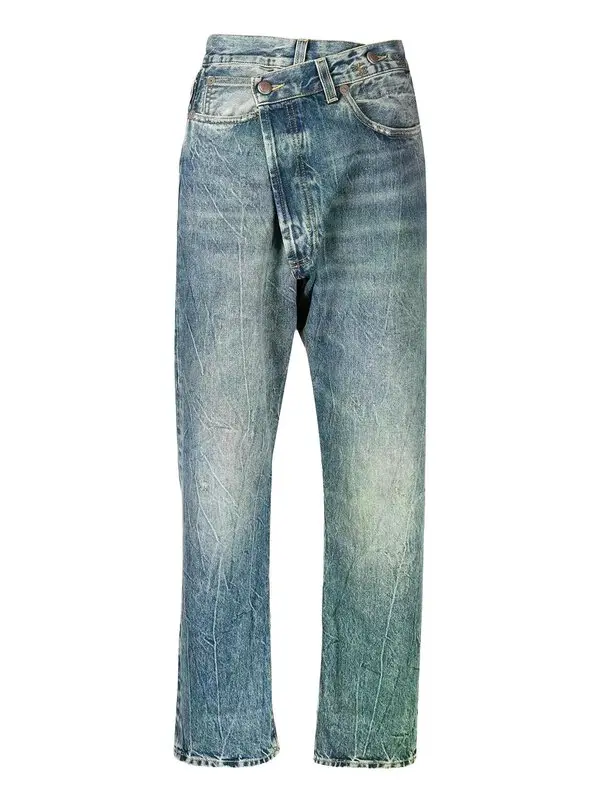 R13 Crossover High-rise Jeans - Blue