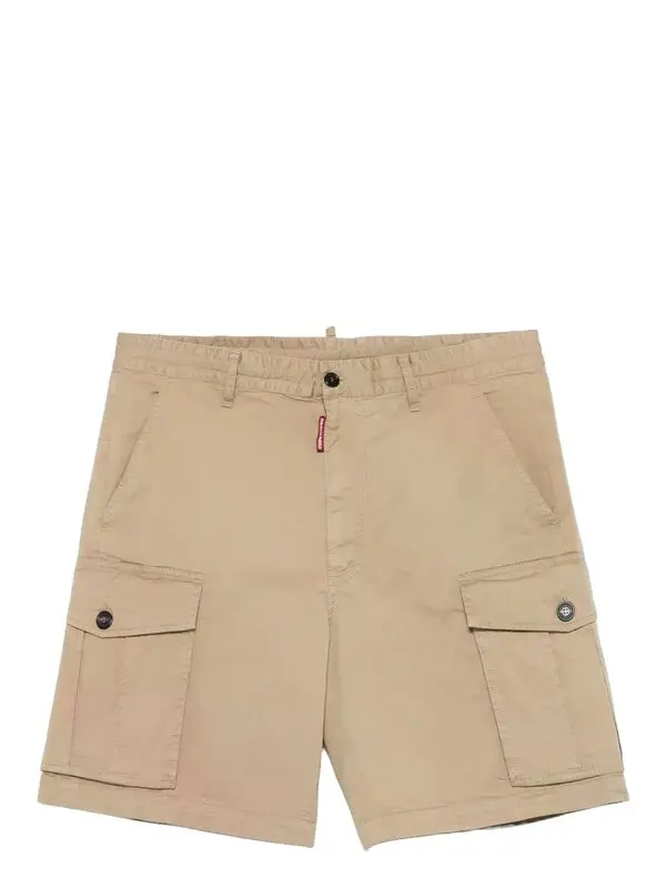 Dsquared2 Logo-tag Cargo Shorts - Brown