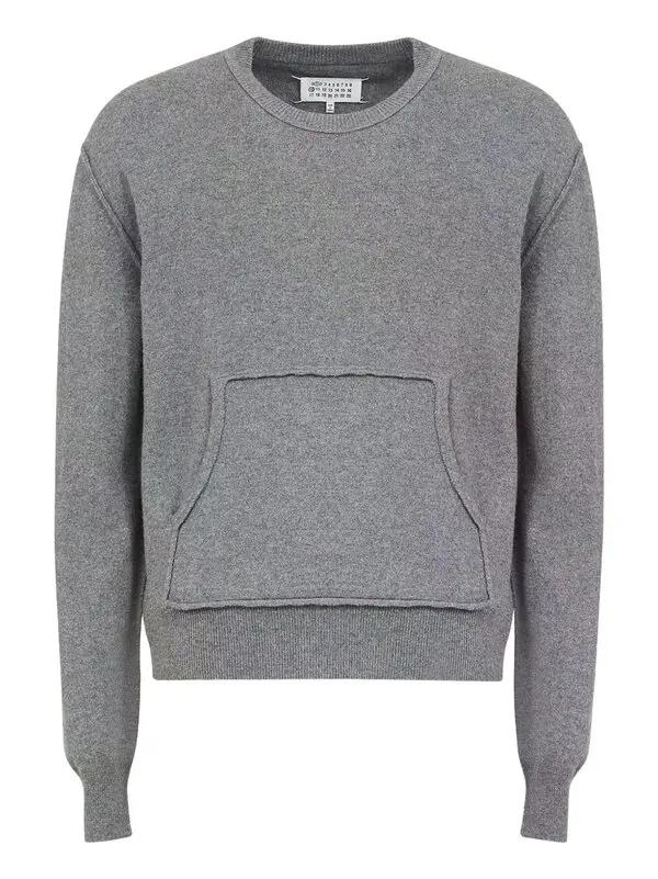 MAISON MARGIELA Pouch-pocket Sweater - Grey