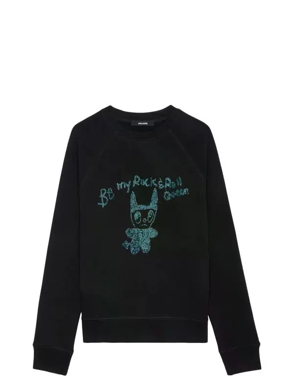 Zadig&Voltaire Upper Strass Sweatshirt - Black
