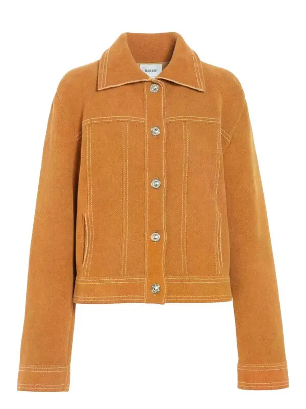 BARRIE Button-up Jacket - Brown