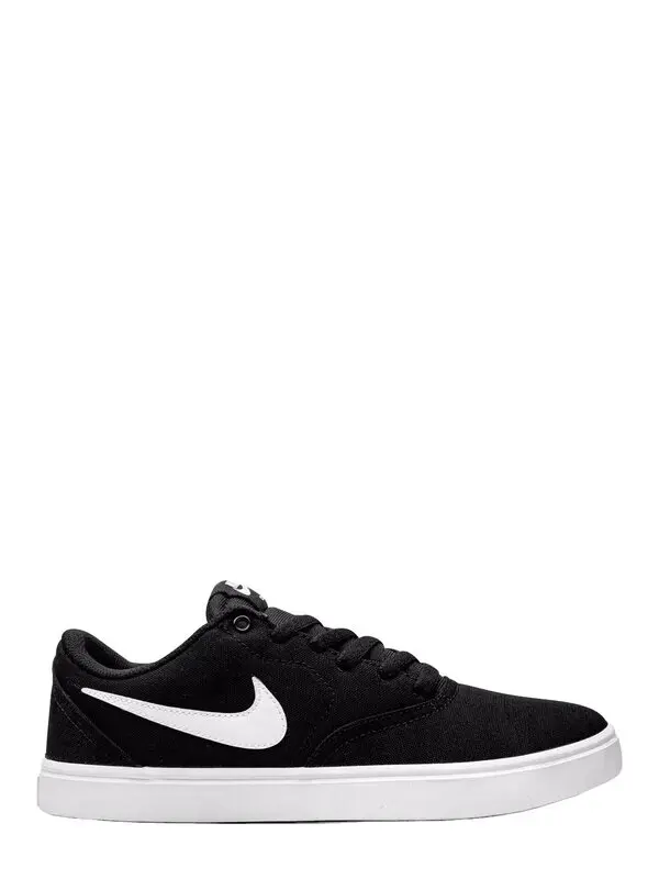 Nike Sb Check Solar Canvas Sneakers - Black