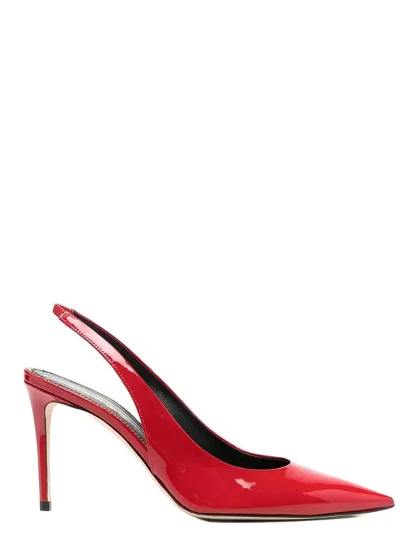 SCAROSSO X Brian Atwood Sutton Slingback Pumps - Red