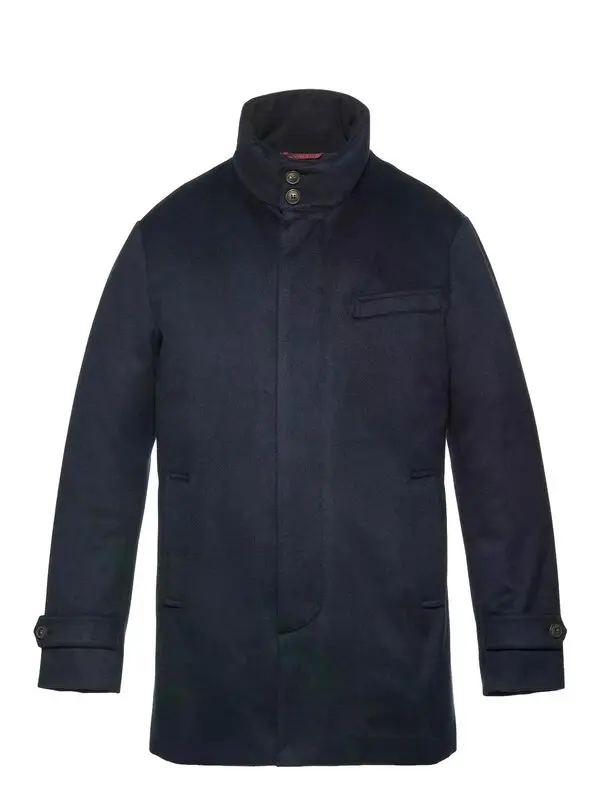 NORWEGIAN WOOL Cashmere Down-lined Jacket - Blue