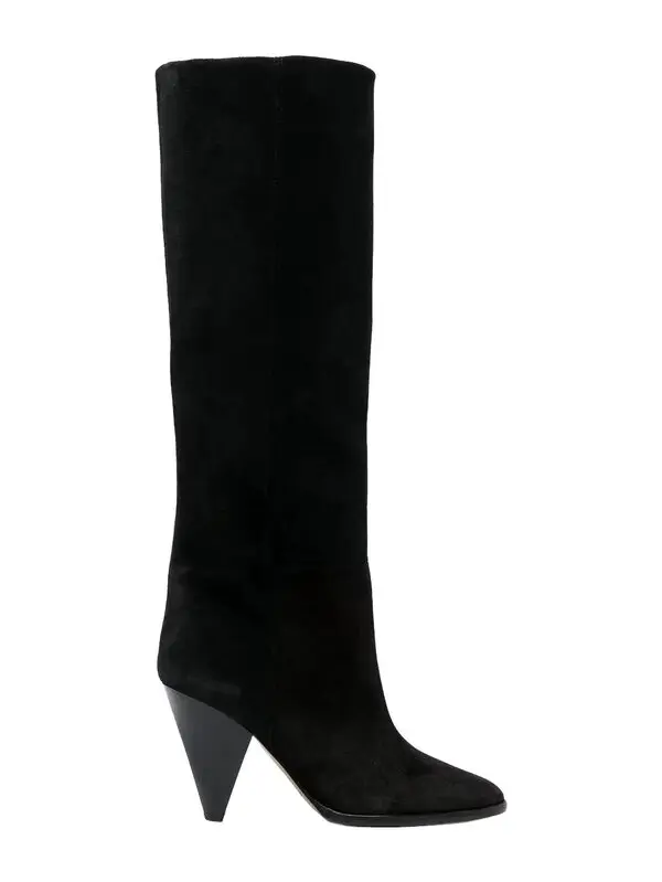 Isabel Marant Étoile Ririo 90mm Suede Boots - Black