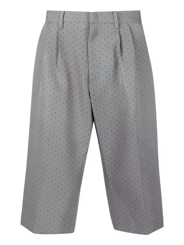 Viktor & Rolf Perforated Tailored Shorts - Grey