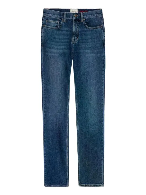 Zadig&Voltaire Slim-cut Mid-rise Jeans - Blue