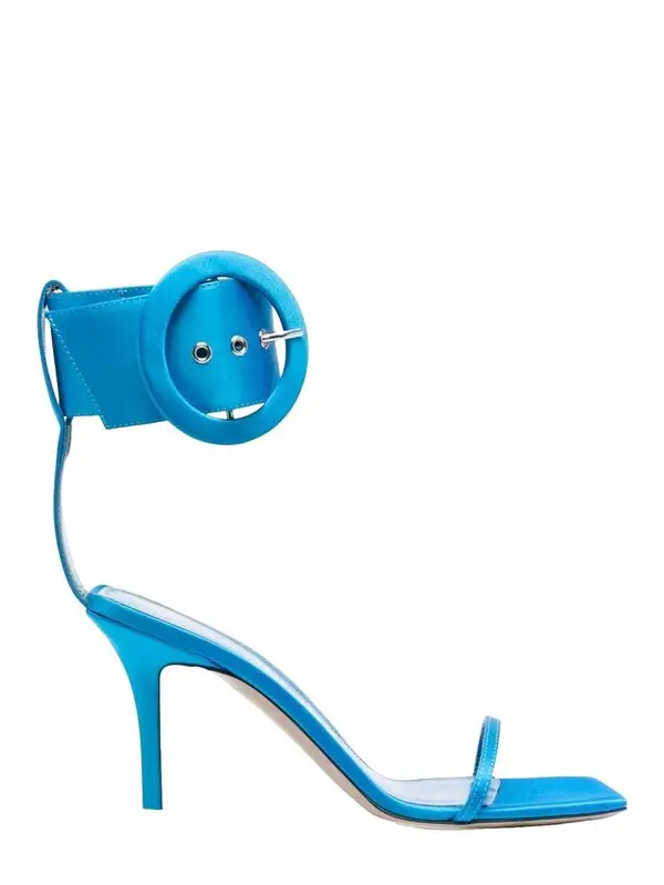 Attico Open-toe Buckle-detail Sandals - Blue