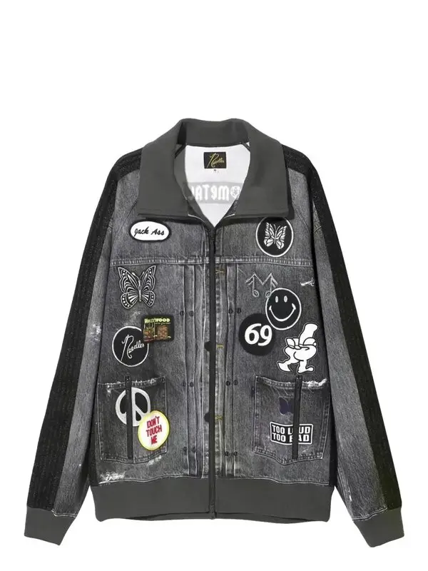 Needles X Midnight Studios Denim Track Jacket - Black
