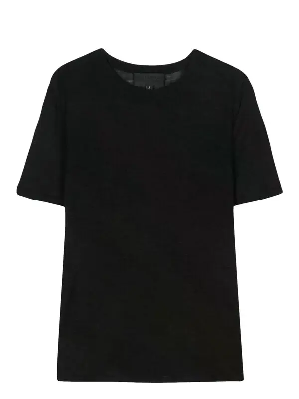 NILI LOTAN Kimena Fine-knit T-shirt - Black