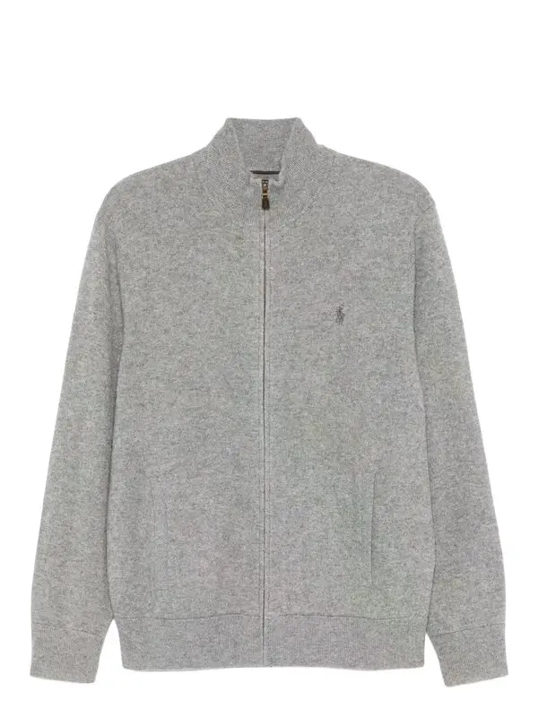 Polo Ralph Lauren Polo Pony-embroidered Wool Sweater - Grey