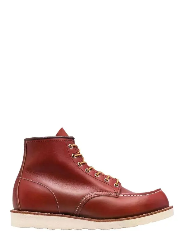 Red Wing Lace-up Leather Boots - Brown