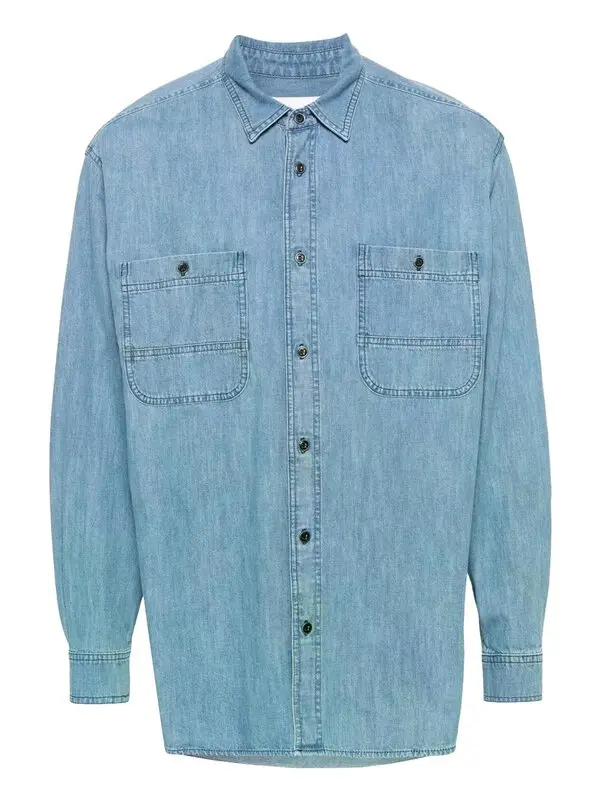 MARANT Vhelynton Denim Shirt - Blue
