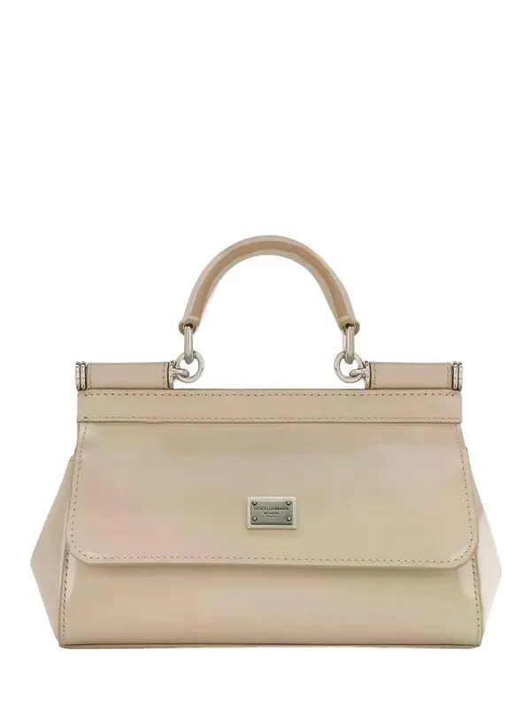 Dolce & Gabbana Small Sicily Handbag - Neutrals