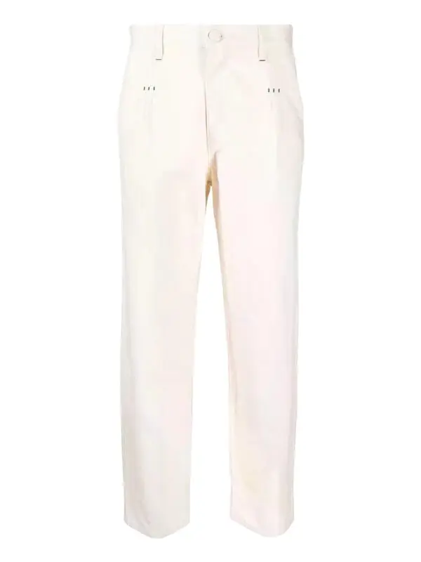 See By Chloé Pintuck-detail Tapered Jeans - Neutrals