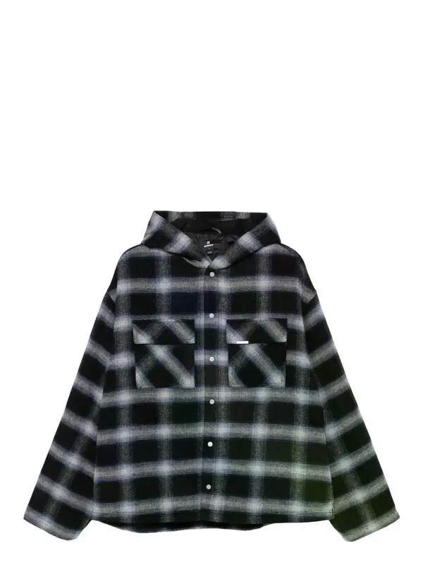 REPRESENT Checked Jacket - Blue