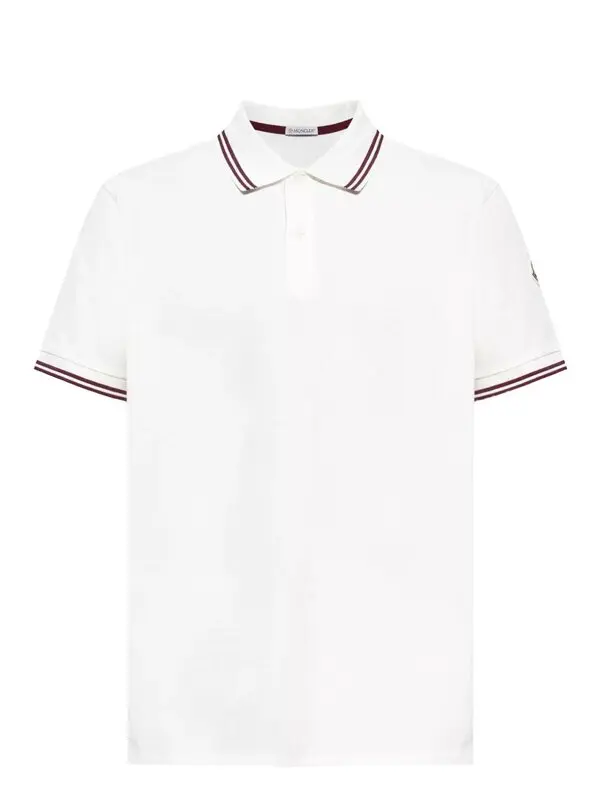 Moncler Logo-patch Polo Shirt - White