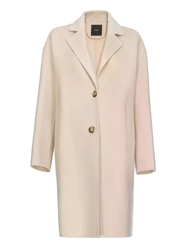 Pinko Cacciavite Single-breasted Coat - Neutrals