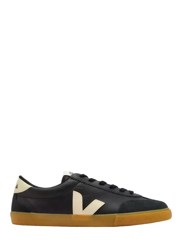 VEJA Volley Leather Sneakers - Black