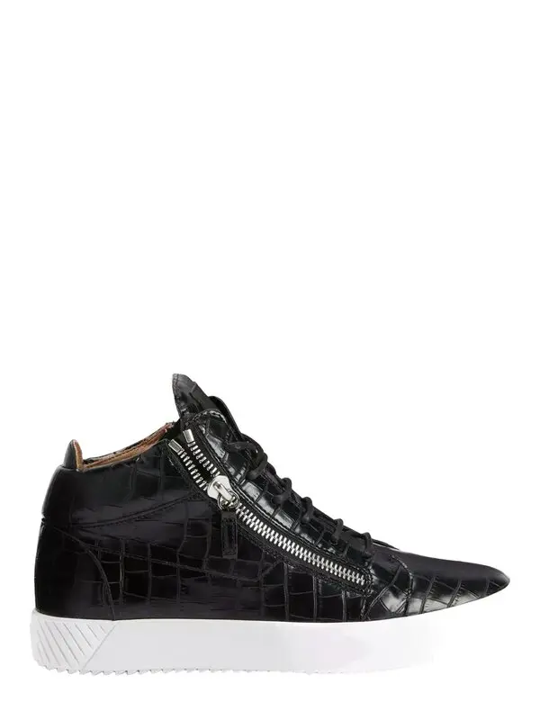 GIUSEPPE ZANOTTI Kriss Mid-top Sneakers - Black