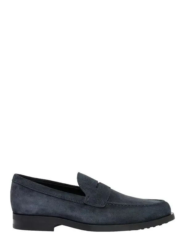 TOD'S Classic Suede Loafers - Blue
