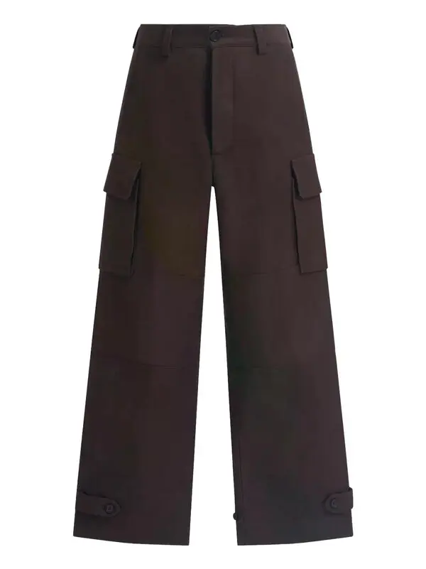 Marni Cotton Cargo Pants - Brown