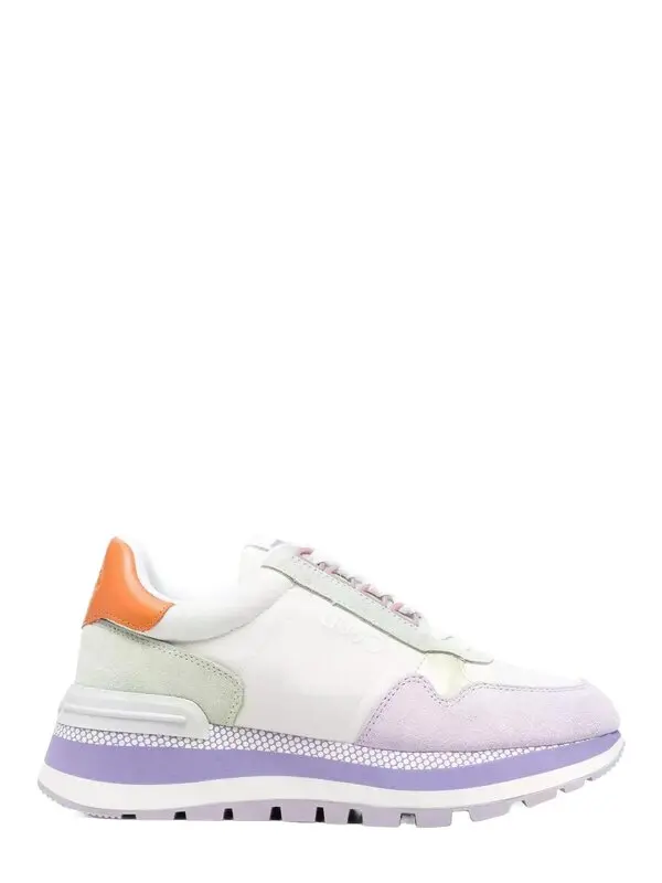 Liu Jo Colour-block Suede Sneakers - Neutrals