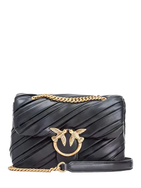 Pinko Mini Love Puff Crossbody Bag - Black