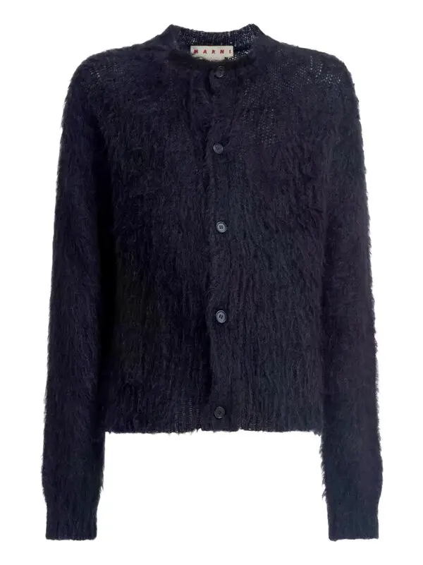 Marni Brushed Cardigan - Black