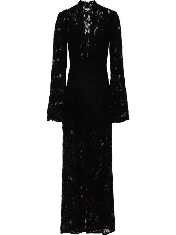 MANURI Sally Lined Ankle-length Dress - Black
